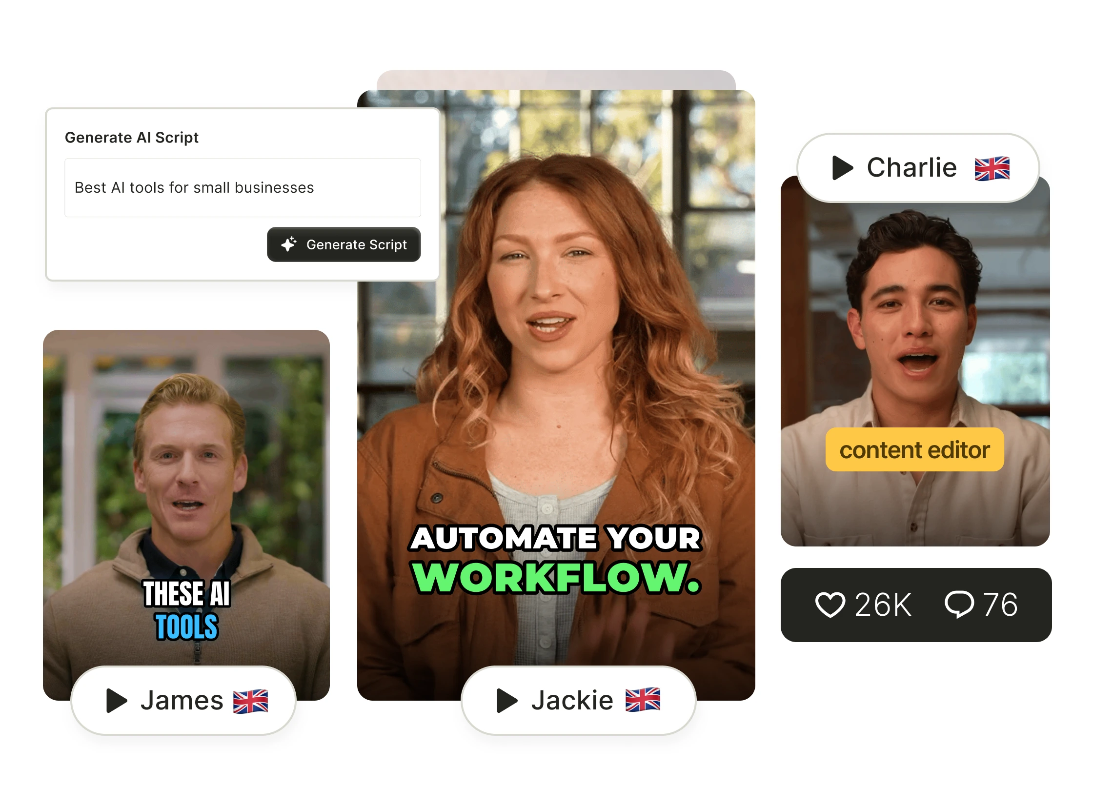 British Accent Generator – Instant, Natural UK Voiceovers for Videos & Ads